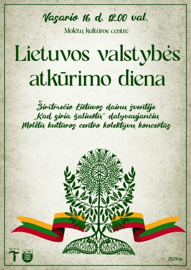 Vasario 16 d. vyks Lietuvos valstybės atkūrimo dienos minėjimas